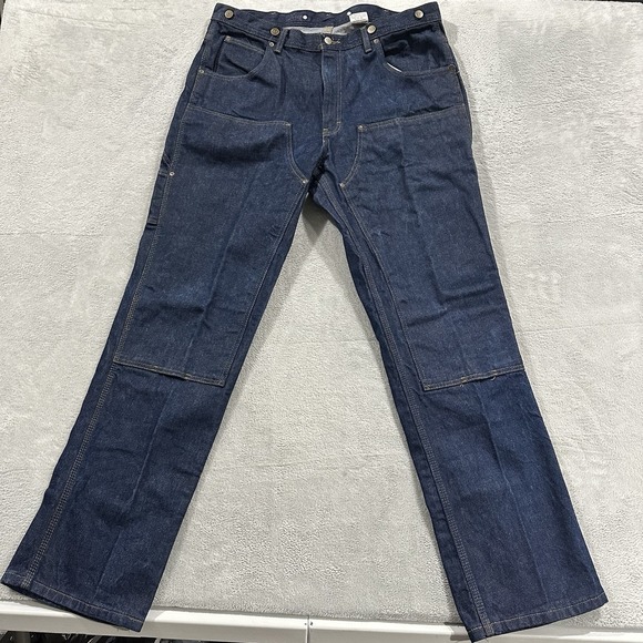 Key | Pants | Key Cargo Pants Men 38 X 34 Blue Workwear Casual Baggy ...